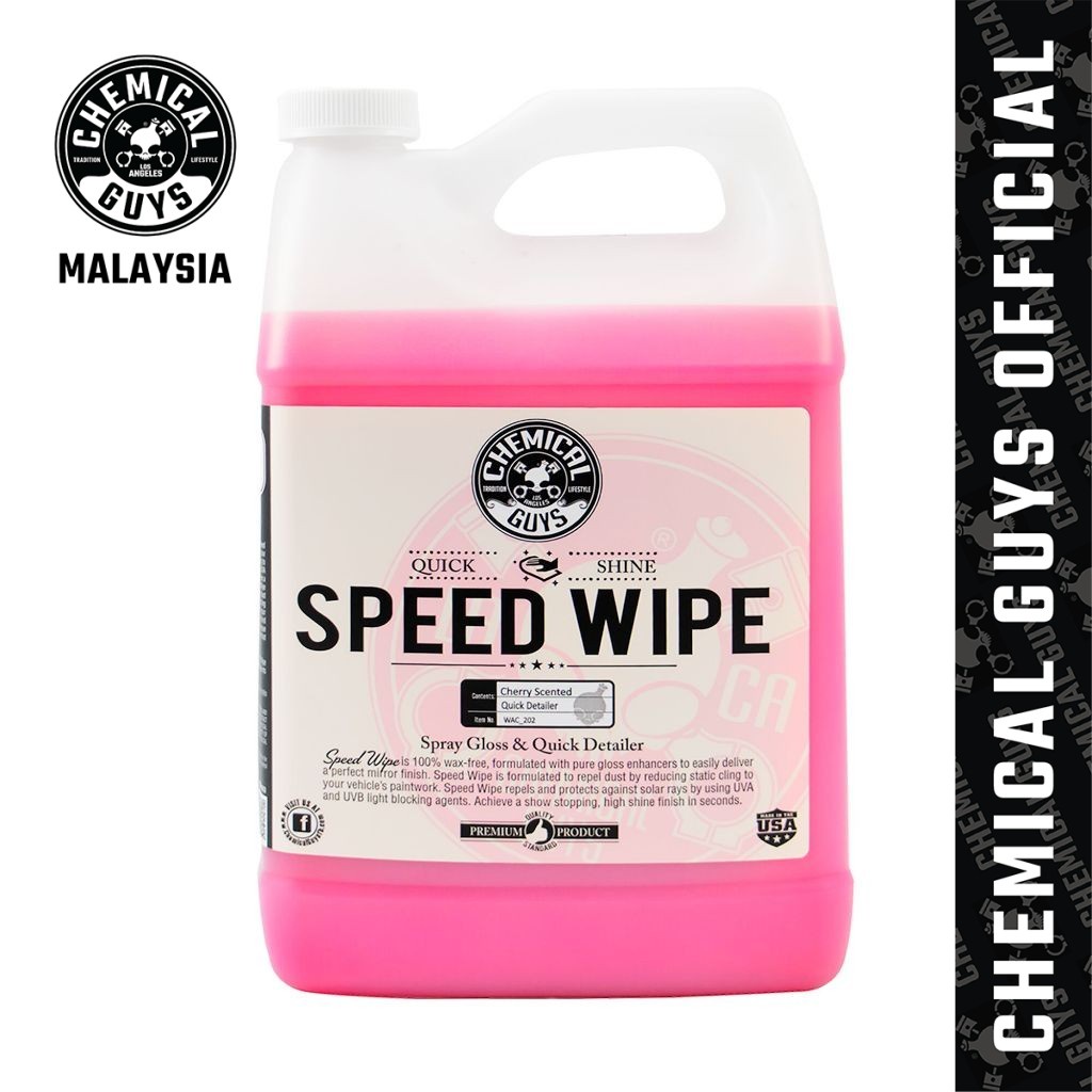 Chemical Guys Speed Wipe Quick Detailer (1 Gallon) | Shopee Malaysia