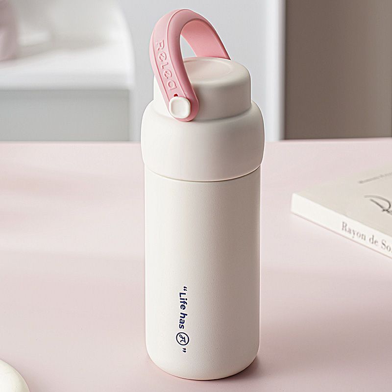 【LUCKY】316 Stainless Steel Thermos Cup Portable Portable Cup Leak-Proof Sealed Cup Lid Tea Water ...