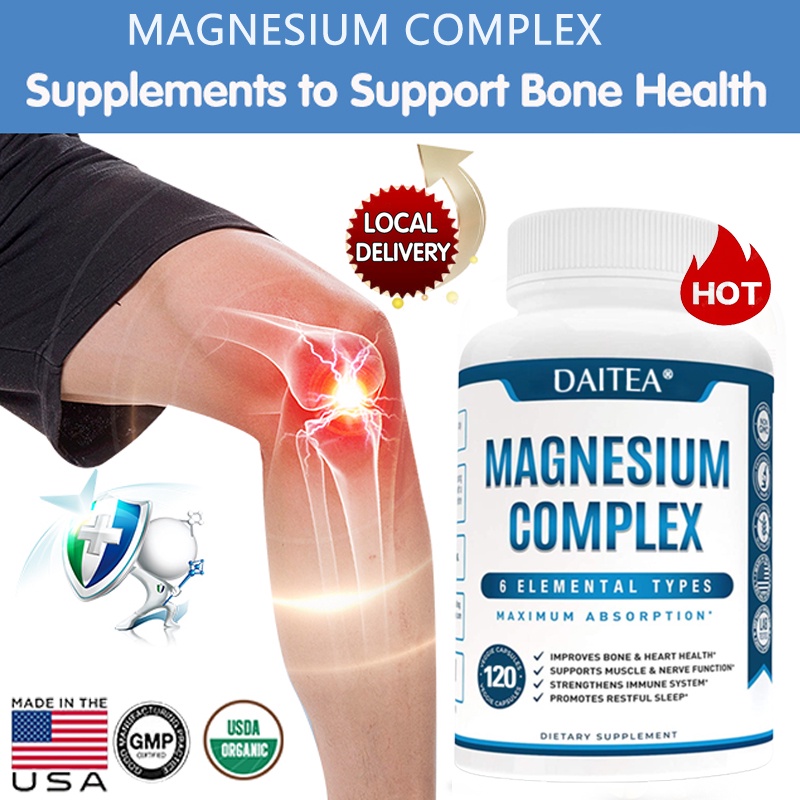Magnesium Complex - Highly Absorbable Magnesium Supplement To Relieve ...