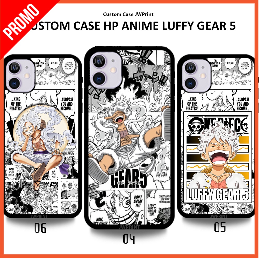 HP Custom One Piece Luffy Gear 5 Anime Cellphone Casing Case for All ...