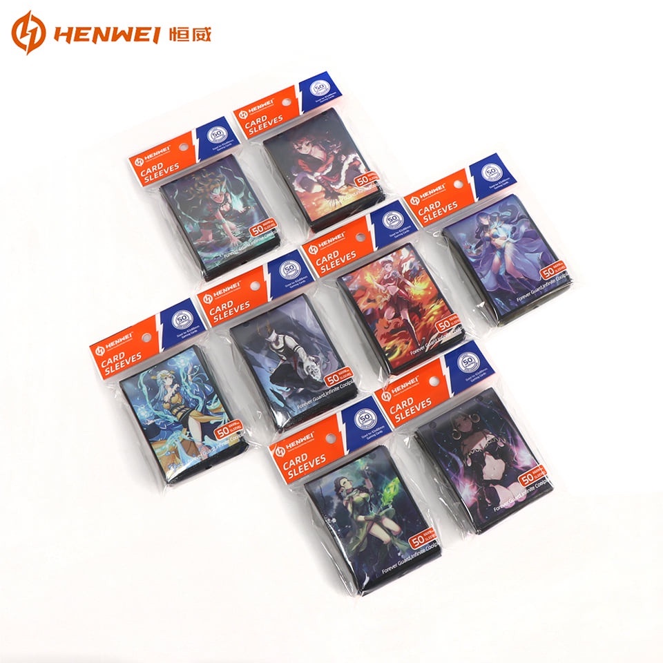 Henwei Anime Art Card Sleeves - Matte - 50pcs | 卡 套 (TRADING CARD GAME ...