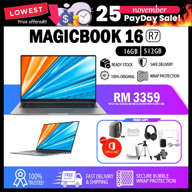 HONOR Magicbook 15 - AMD Ryzen 5 5500U - 8/256GB - Intel Core i5 11th ...