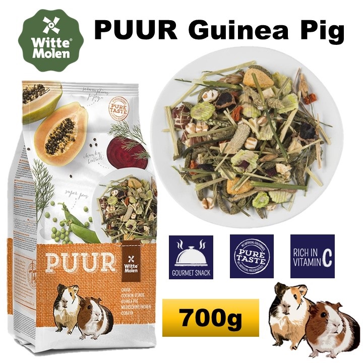 Witte Molen - Puur Guinea Pig Food -(2.5kg)(700g) | Shopee Malaysia