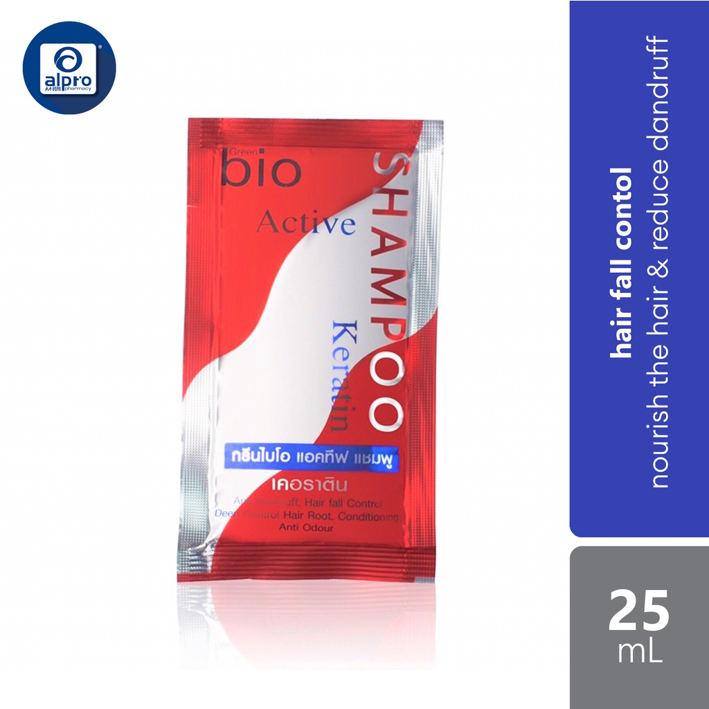 Green Bio Active Keratin Shampoo Sachet 25ml 1s | Shopee Malaysia