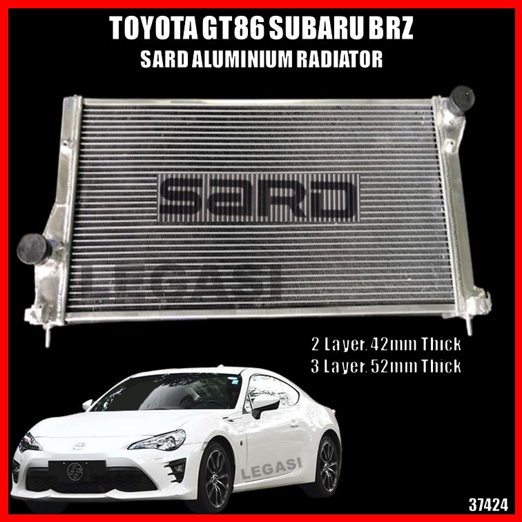 Toyota GT86 2012-2018 Subaru BRZ 2012~2018 SARD Aluminium Radiator ...