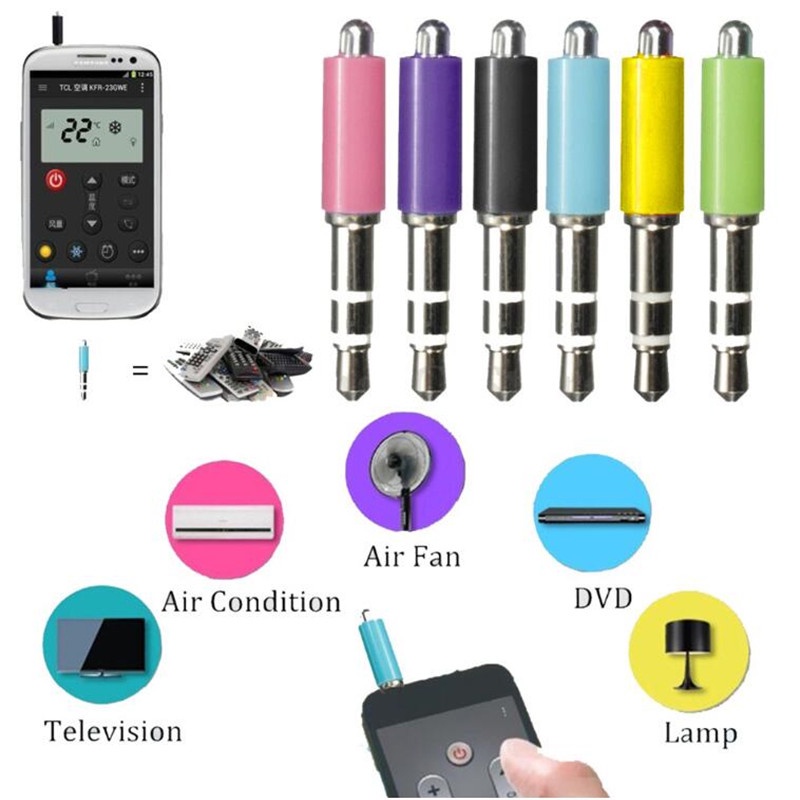 Universal 3.5mm IR Infrared Remote Control Home Appliances for Smart ...