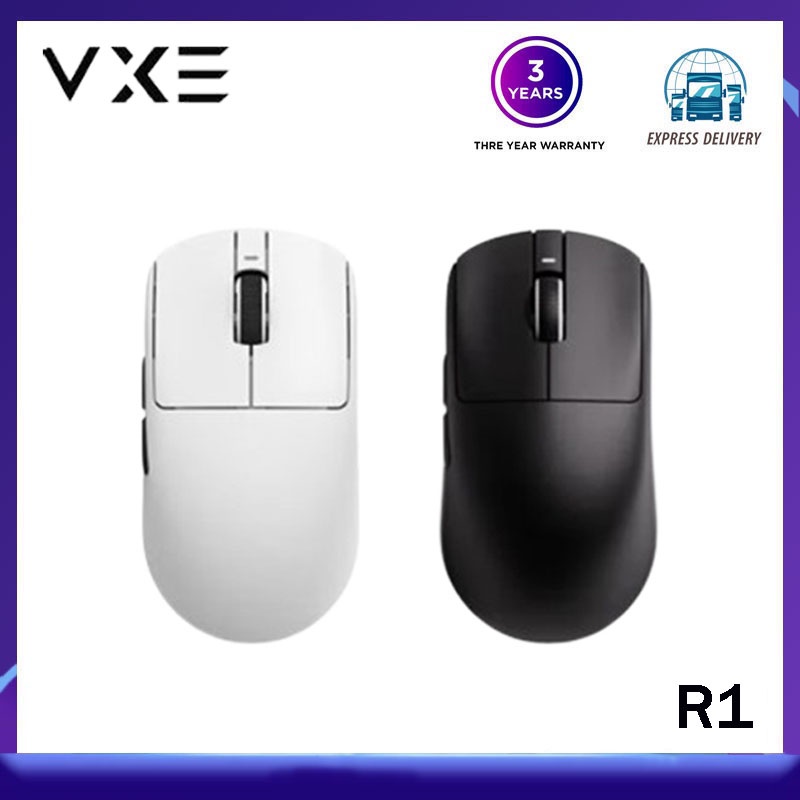 (In stock) VXE dragonfly R1 Mouse Game PAW3395 Lightweight Wireless ...