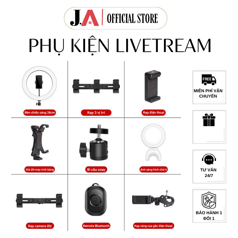High quality Accessories for Phones, Cameras, Livestream Lights ...