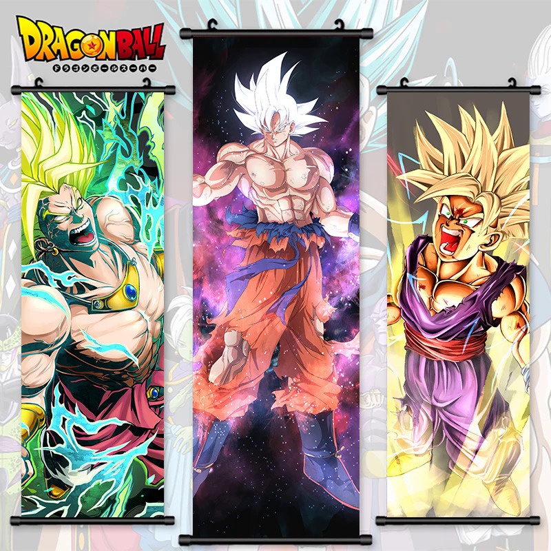 Canvas Art Anime Print Dragon Ball Picture Goku Wall Frieza Wukong ...