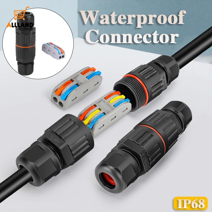 IP68 Waterproof Joint Wire Quick Connection Waterproof Connector 2/3 ...