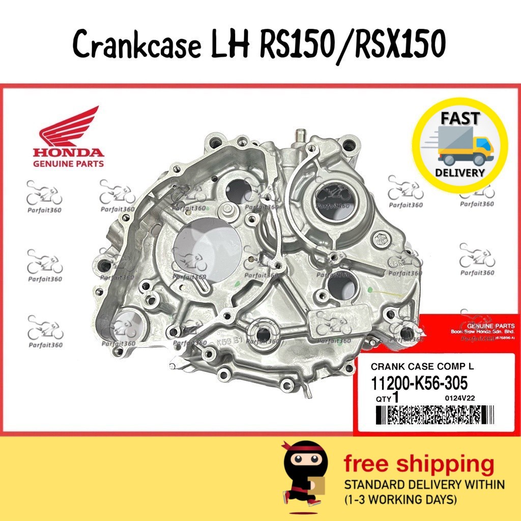 11200-K56-305 HONDA RS150 / RSX150 Crankcase Engine Comp LH Left ...