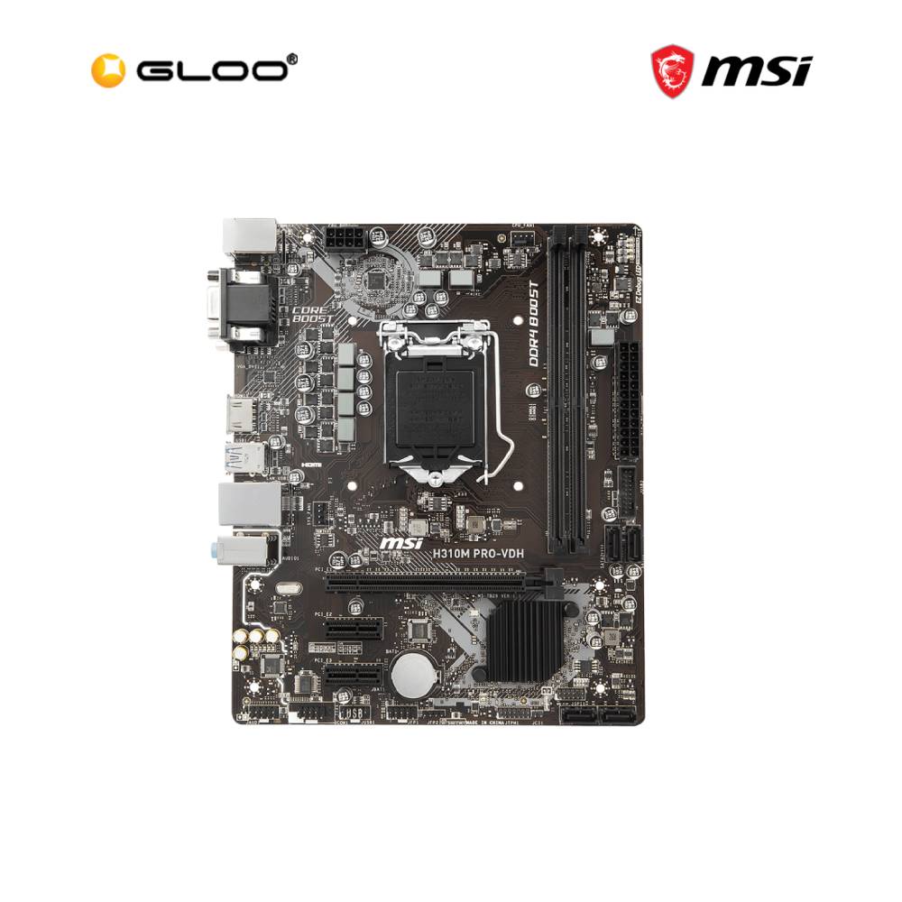 [Ready stock] MSI MB-H310 Pro-VDH 1st grade MB MATX Full Size (HDMI ...