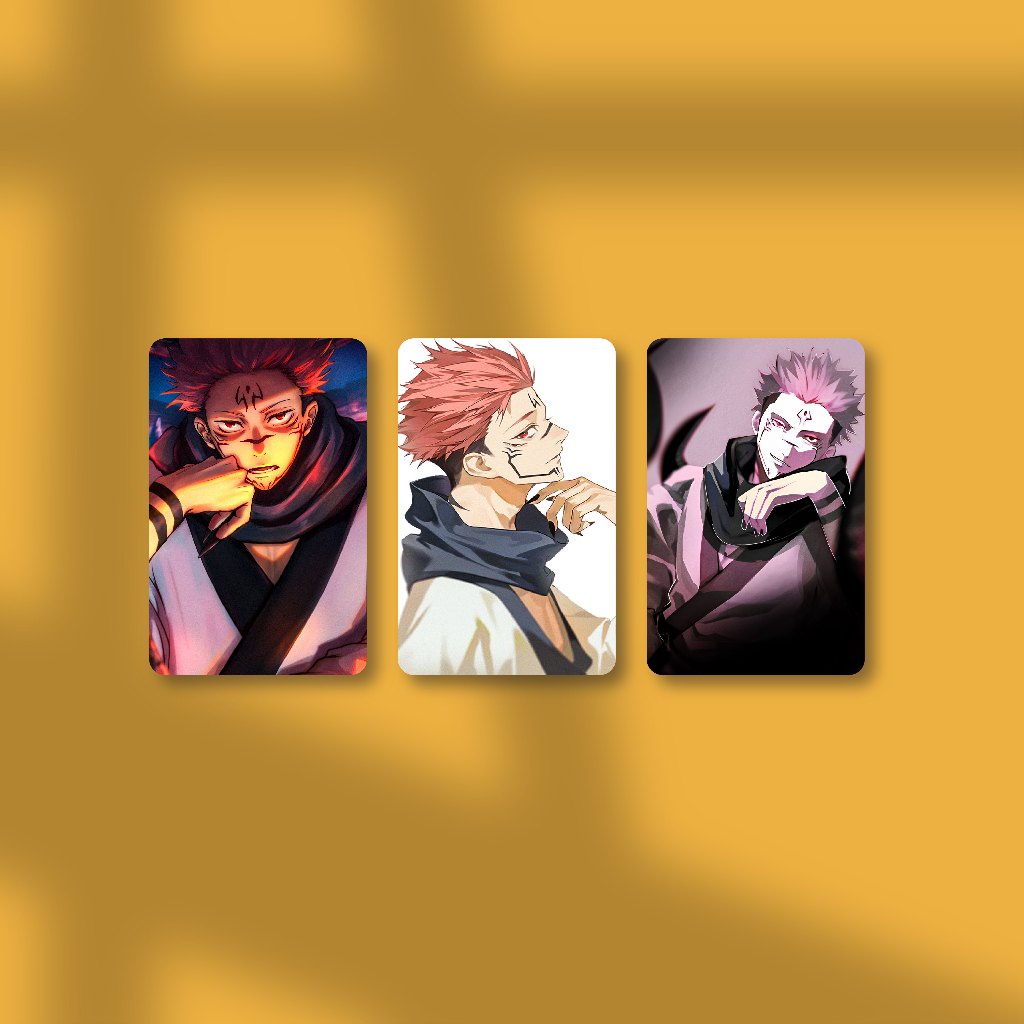 ️ Card with rounded corners of Sukuna character from the Jujutsu Kaisen ...