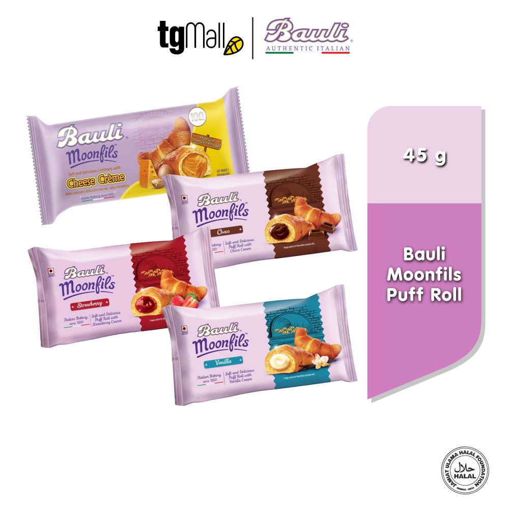 BAULI MOONFILS Puff Roll - Chocolate / Cheese / Strawberry / Vanilla ...