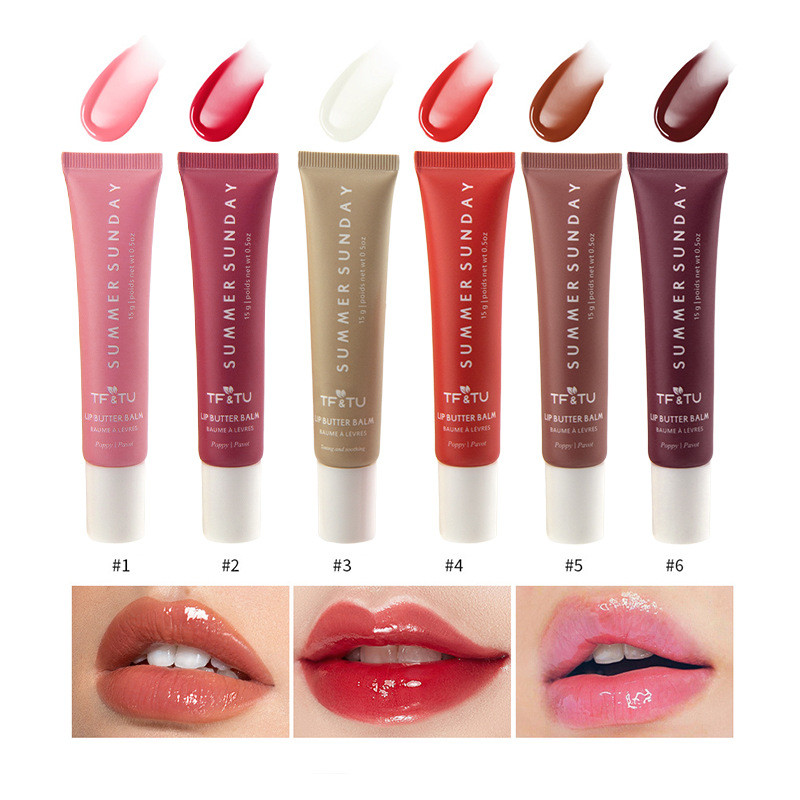 Cross-border TF & TU Peptide Lip Gloss Butter Lip Balm/Liquid Lip Gloss ...