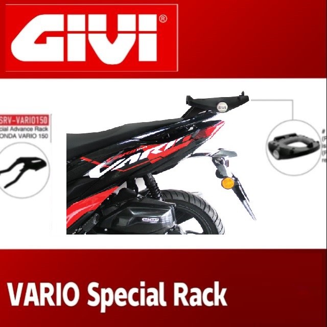 GIVI VARIO SPEACIL RACK SRV ASSY MONORACK MONO RACK BOX CARRIER ...