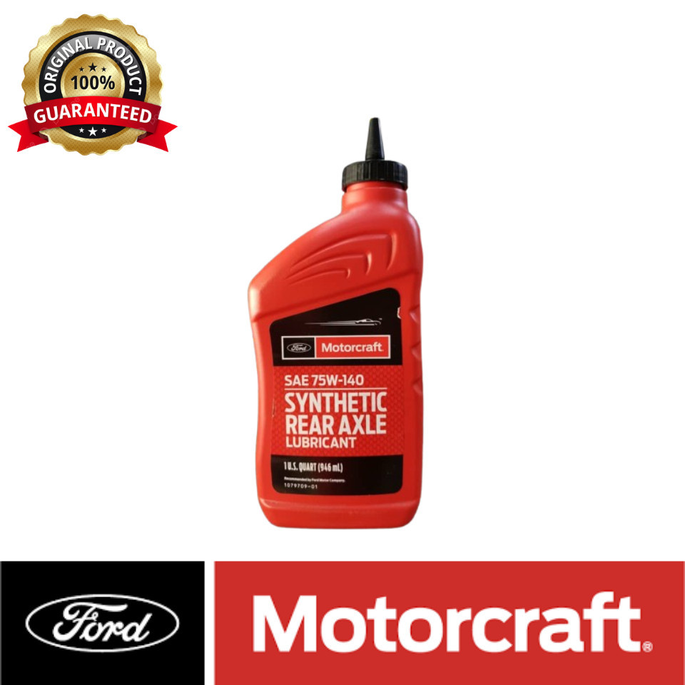 1048714 MOTORCRAFT FORD 75W140 Synthetic Rear Axle Gear Oil (1QT/946ml ...