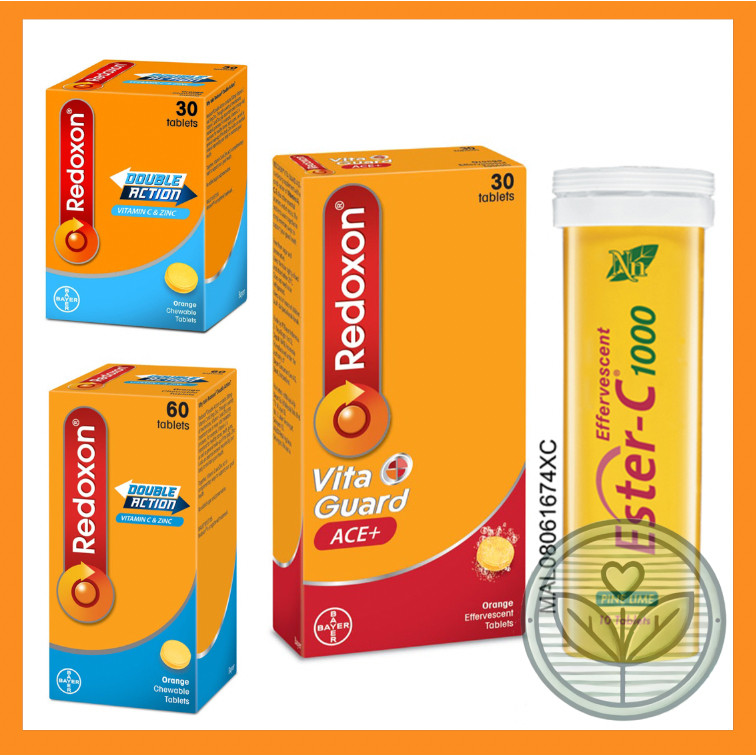 Redoxon Double Action Vitamin C & Zinc Chewable Tablets Orange 60s ...