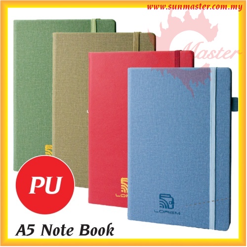 A5 PU Note Book 190 Pages | A5 Notebook | Bullet Journal | Hard Cover ...