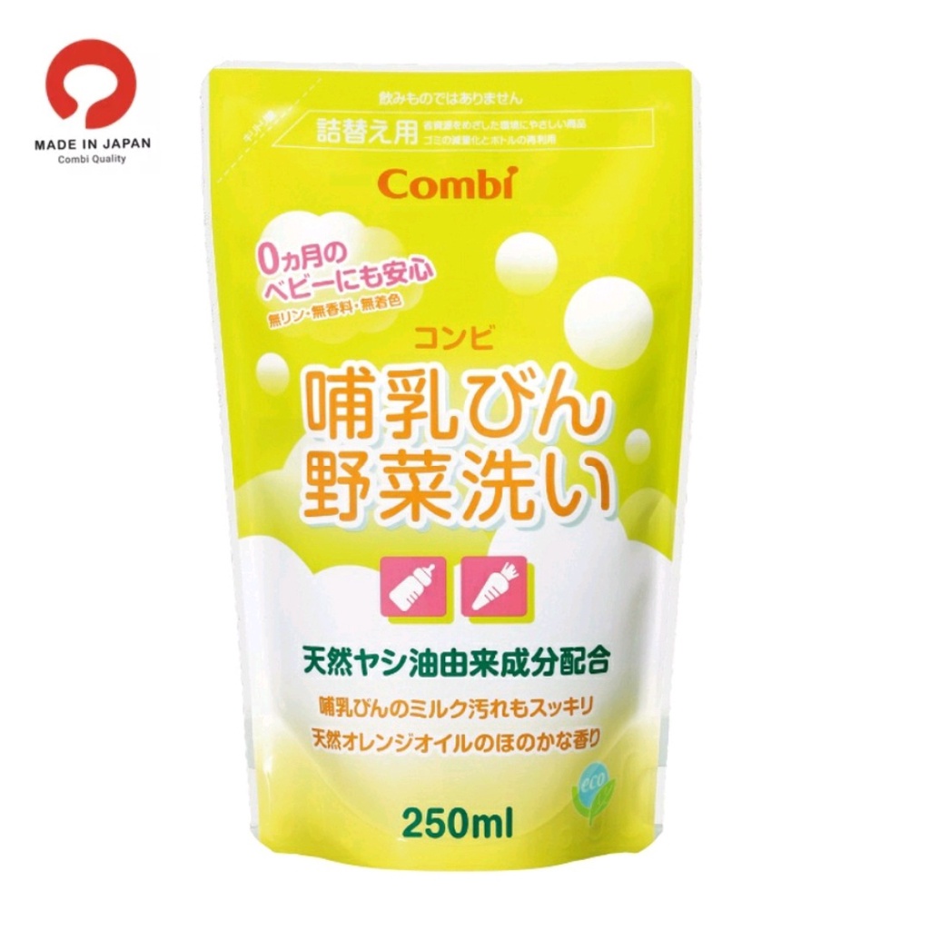 Combi Baby Detergent For Feeding Bottles & Vegetables Refill Pack 250ml ...