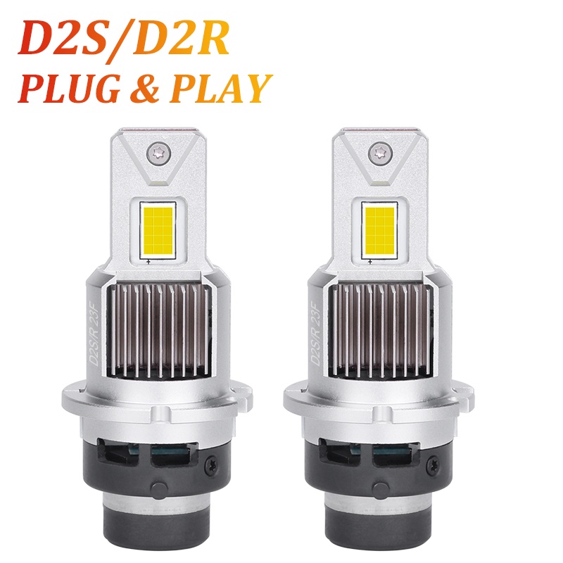 Dualvision Turbo D2S D4S D1S D3S LED Car Headlight Bulb HID 100000LM D2H D1R D3R Auto Fog Lamp ...
