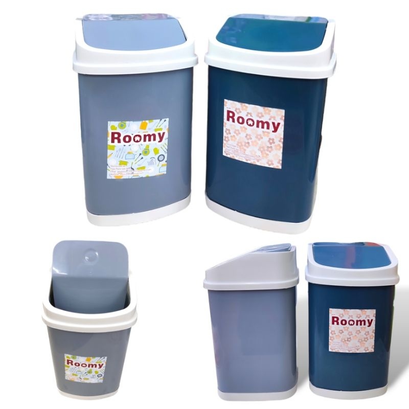 TONG SAMPAH MINI / MINI DUSTBIN / MINI SWING DUSTBIN / SWING TOP ...