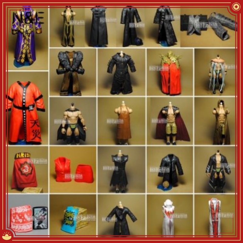 Wwe Ring Wrestler Costume Props 23cm action figure Accessories Clothes ...
