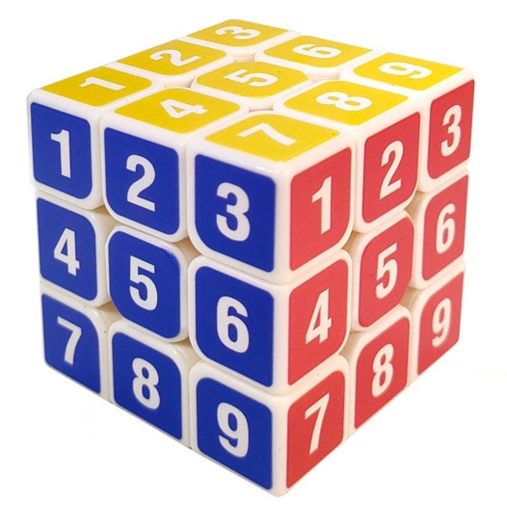 AmigoCube 3x3 Number Speed Cube 3x3x3 Digital Cube White | Shopee Malaysia