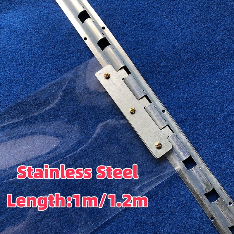 PVC Curtain Strip Hanger Stainless Steel 304 Holder Set 150mm Clamp ...