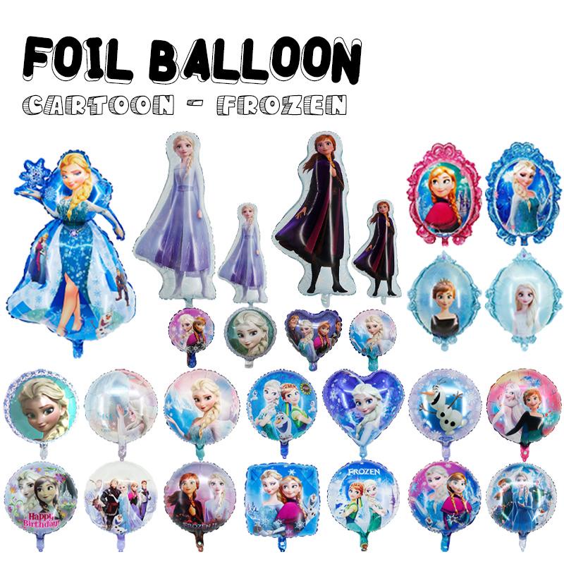 [PANDA] Frozen Cartoon Foil Balloon Frozen Balloon for kids Belon untuk ...