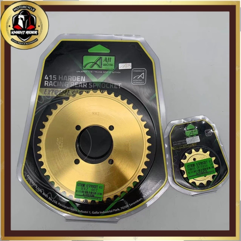1PCS AJI RACING 415 RXZ LC135 Y125 SRL EXTREME SPROCKET 14T 15T 30T ...