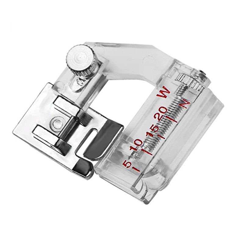 New Adjustable Bias Tape Binding Foot Snap on Presser Foot 6290 for ...