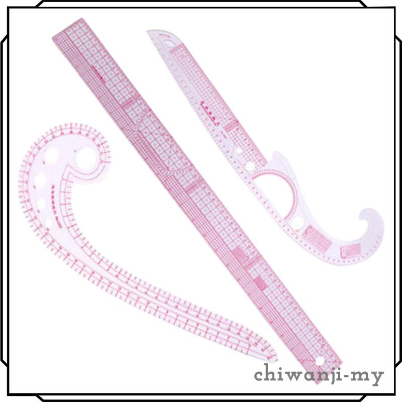 [ChiwanjifcMY] French Curve Ruler Set, Sewing Tools Dressmaking Tailor ...