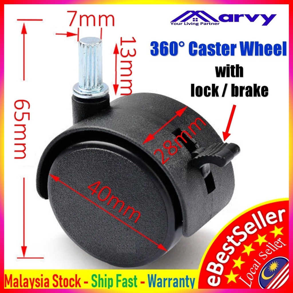 Lifting Table Wheel Furniture Chair Caster Swivel Castor Cloth Hanger ...