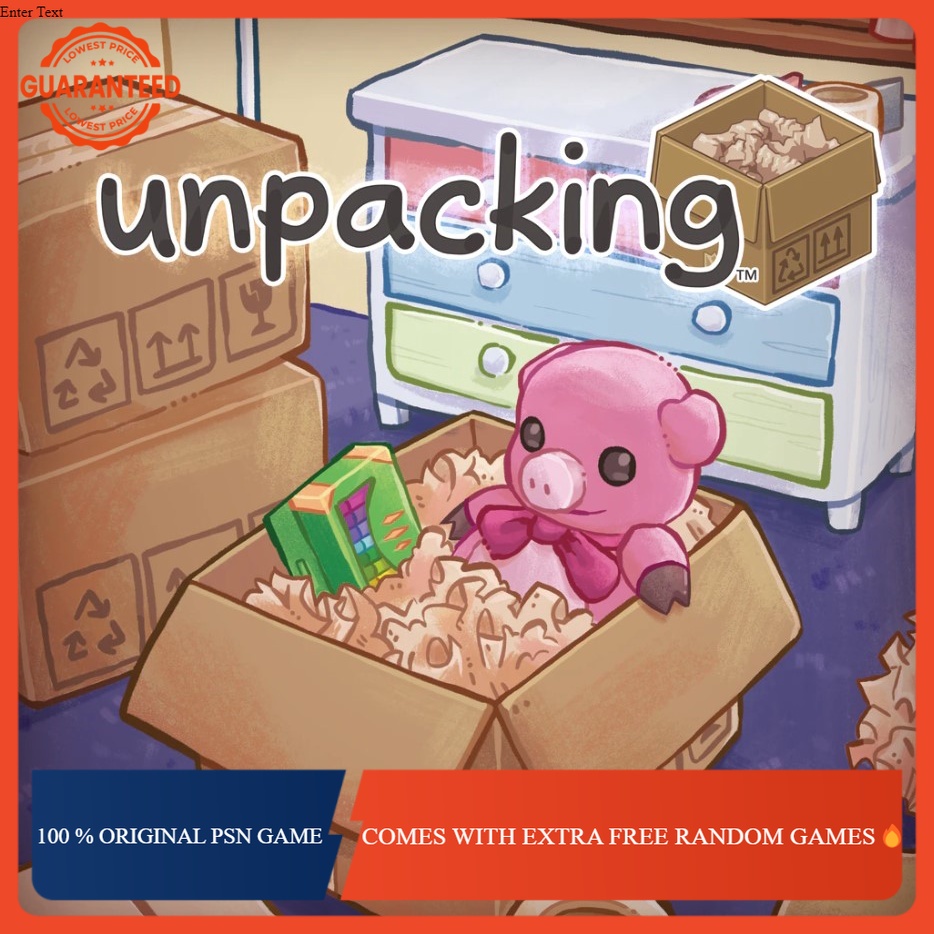 (BUNDLE) Unpacking Game (PS4 & PS5) Digital Download | Shopee Malaysia
