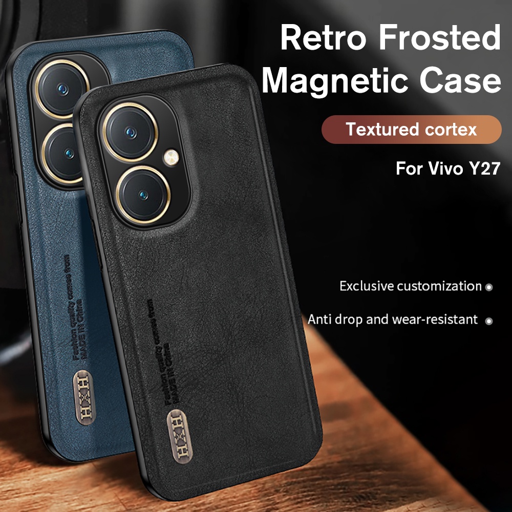 For Vivo Y27 4G Vivo Y35 Plus Vivo Y36 vivo Y17s Retro Frosted Magnetic ...