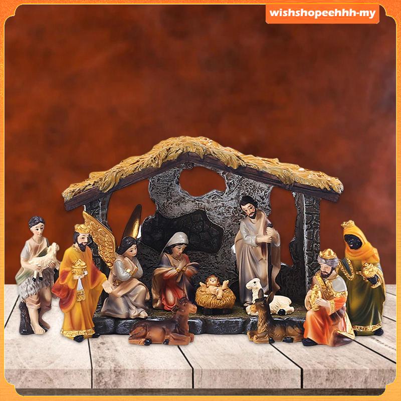 [WishshopeehhhMY] Toolsnest 12Pack Nativity Figurine Birth of Jesus ...