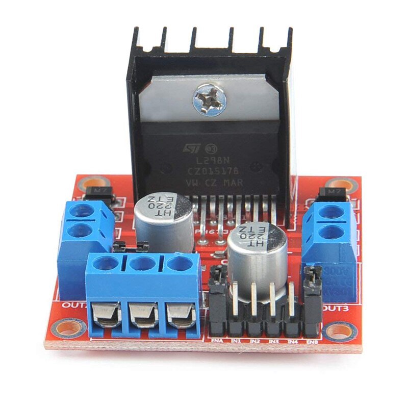 L298N driver board module L298 stepper motor smart car robot breadboard ...