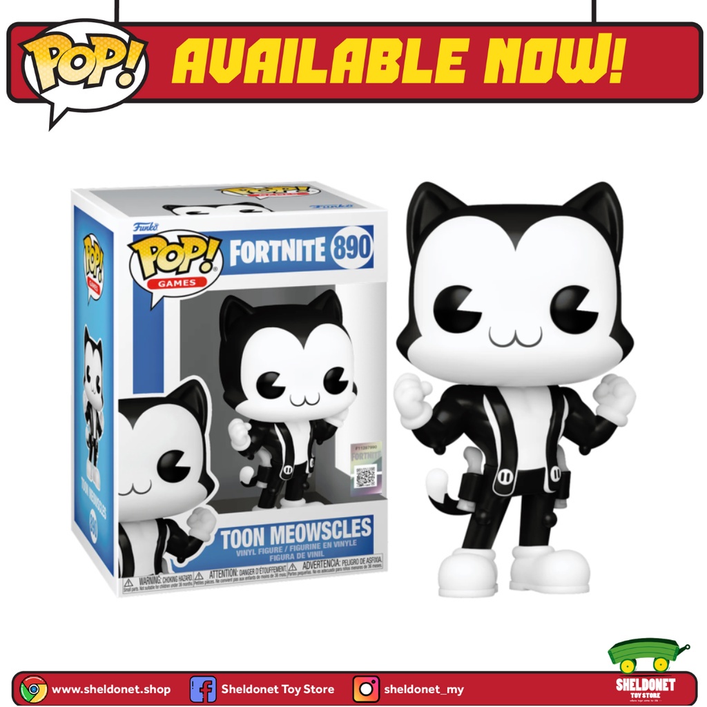 Funko Pop! Games: Fortnite - Toon Meowscles | Shopee Malaysia