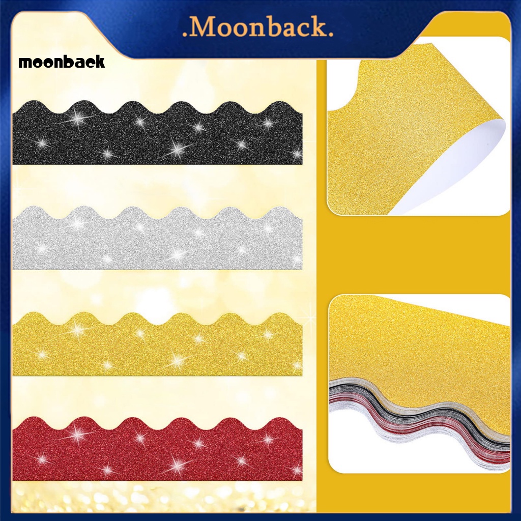Moon Bulletin Board Borders Bulletin Board Edge Decoration Sparkling ...