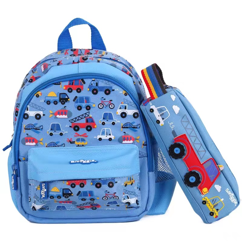 Smiggle Toy Car Series Kindergarten Schoolbag Meal Bag | Shopee Malaysia