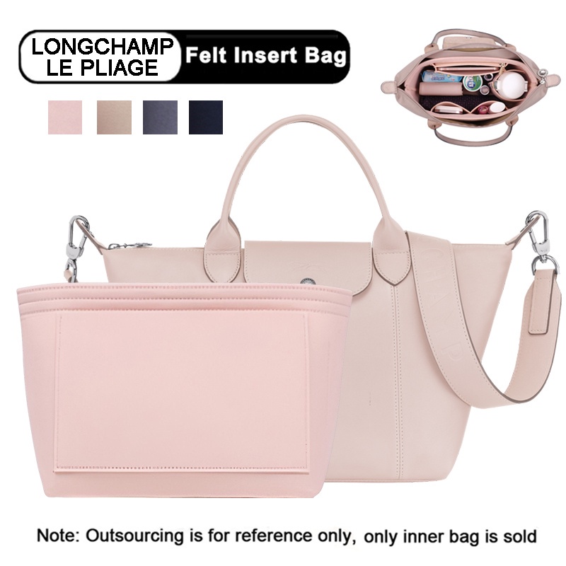 Felt insert bag Fits For LONGCHAMP LE PLIAGE Long Handle Short Handle ...