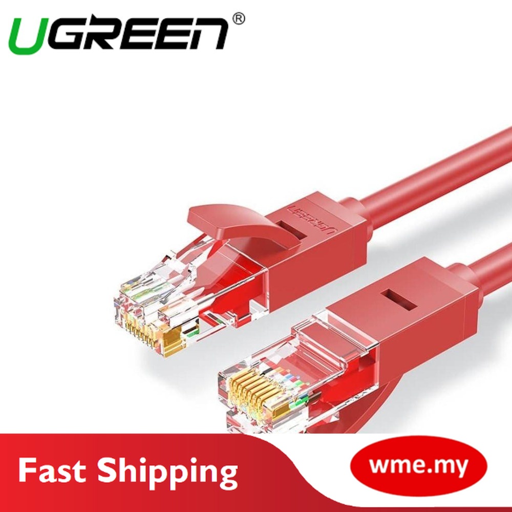 UGREEN CAT 6 U/UTP LAN CABLE (RED) | Shopee Malaysia