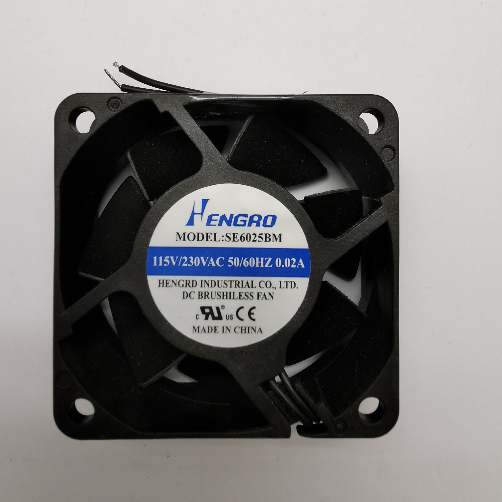 HENGRD 115/230VAC Axial Blower Fan with Ball Bearing 60 x 60 x 25mm (SE6025BM) | Shopee Malaysia