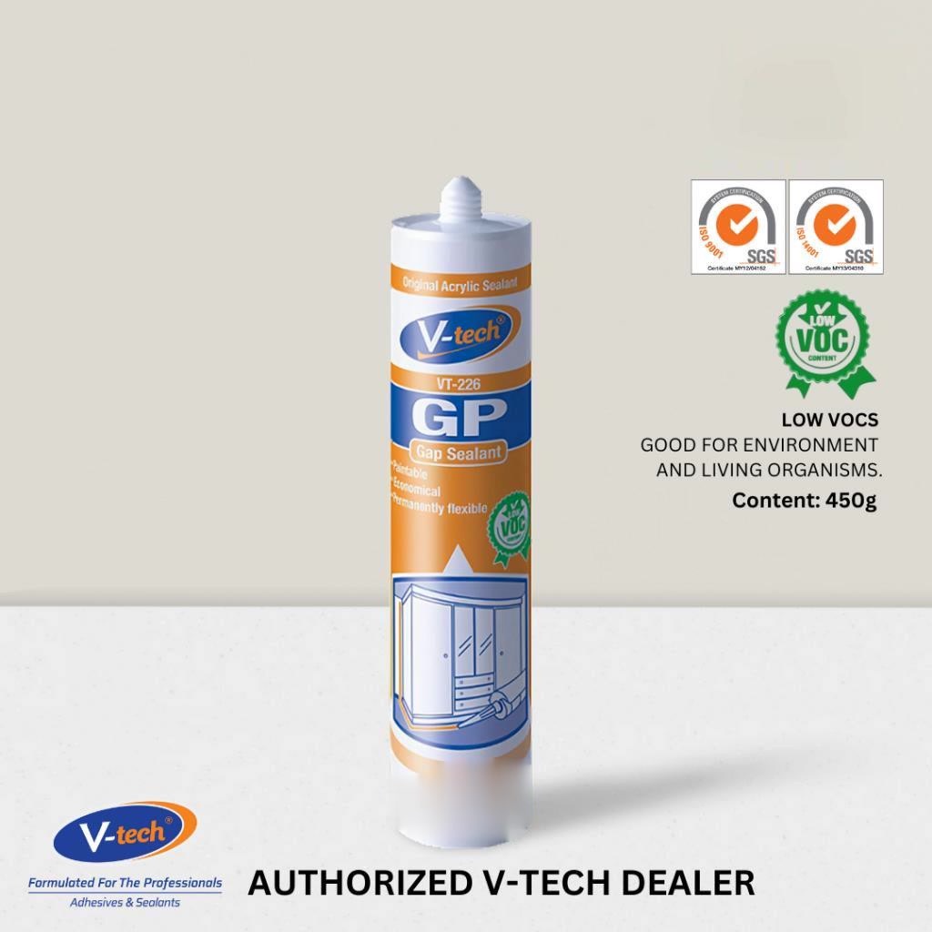 V-TECH Silicone / Acrylic / Adhesive Sealant / VT-202 / VT-226 / VT-230 ...