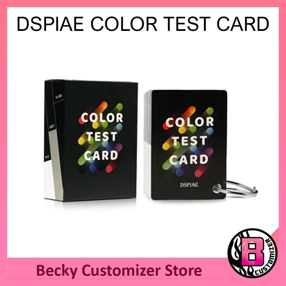 DSPIAE CC01 Model Paint Color Test Card | Shopee Malaysia