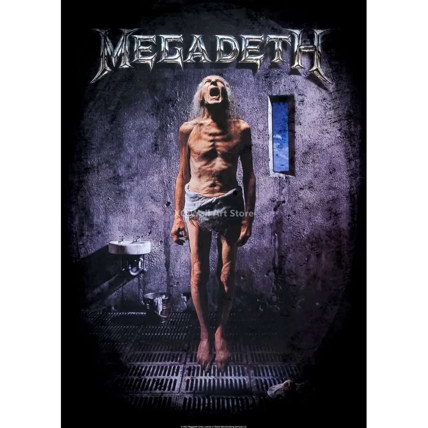 Classic Heavy Metal Rock Band Megadeths Vintage Poster Hip Hop Singer ...