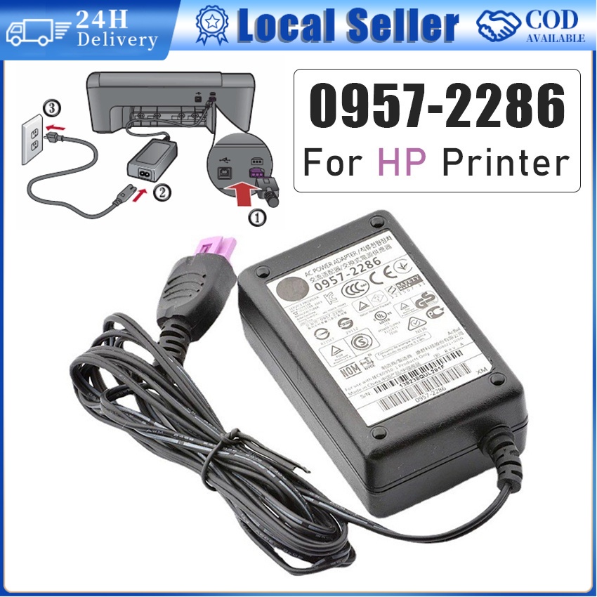 HP Printer Adapter AC Adapter 30V333ma Purple Pin 0957-2286/2290 HP ...