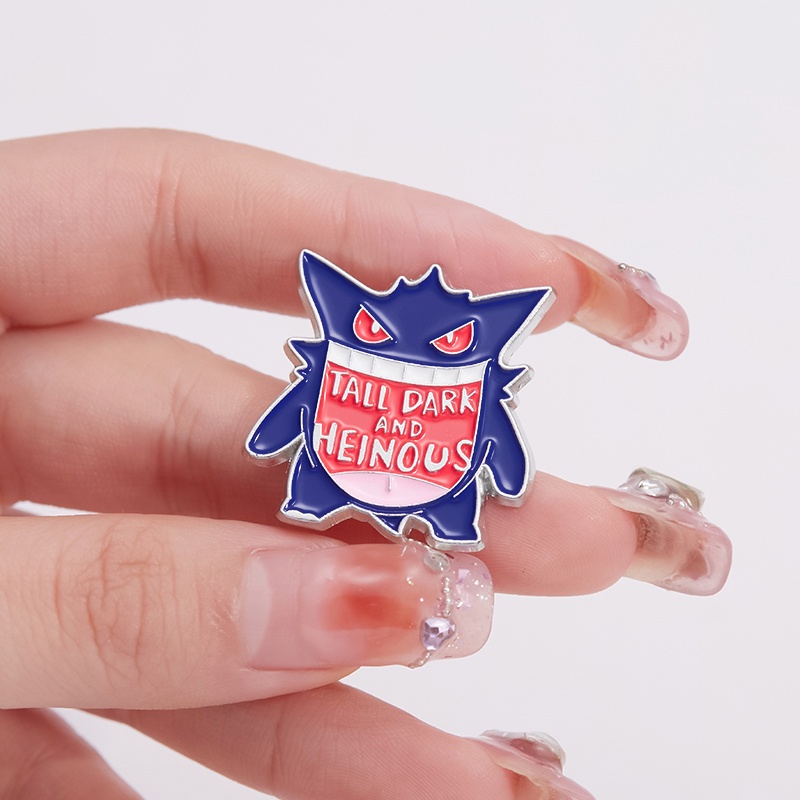 Anime Pokemon Enamel Pins Game Brooches Cartoon Elf Monster Brooch ...
