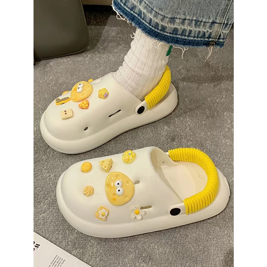 12pcs Cheese Set Crocs Charms Accessories /jibitz/Button Croc/DIY-Cute ...